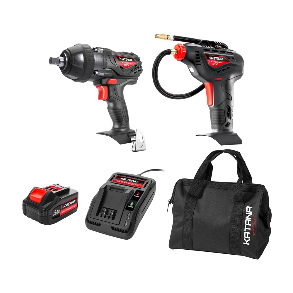 Impact Wrench Inflator Combo Kit