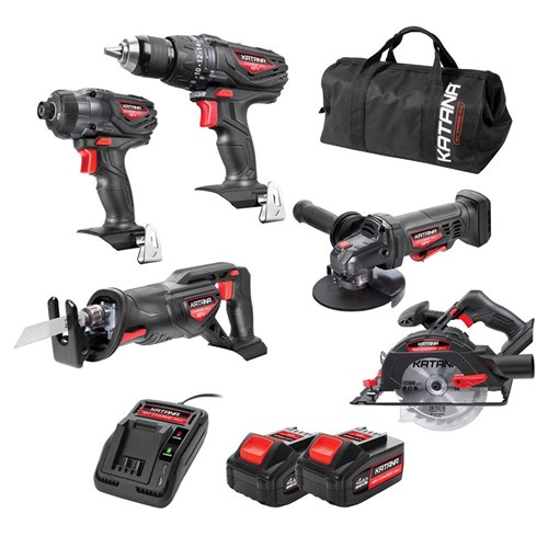 18V 5 Piece Combo Kit - Katana Powertools