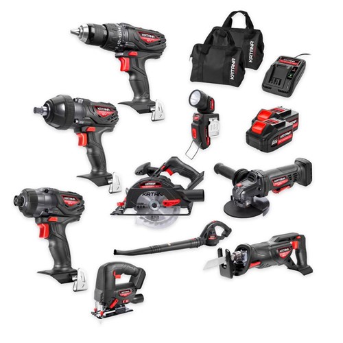 18V 9 Piece Combo Kit - Katana Powertools