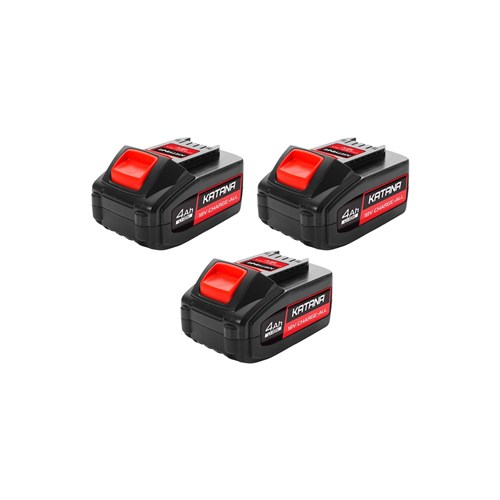 Triple 4Ah Battery Combo - Katana Powertools